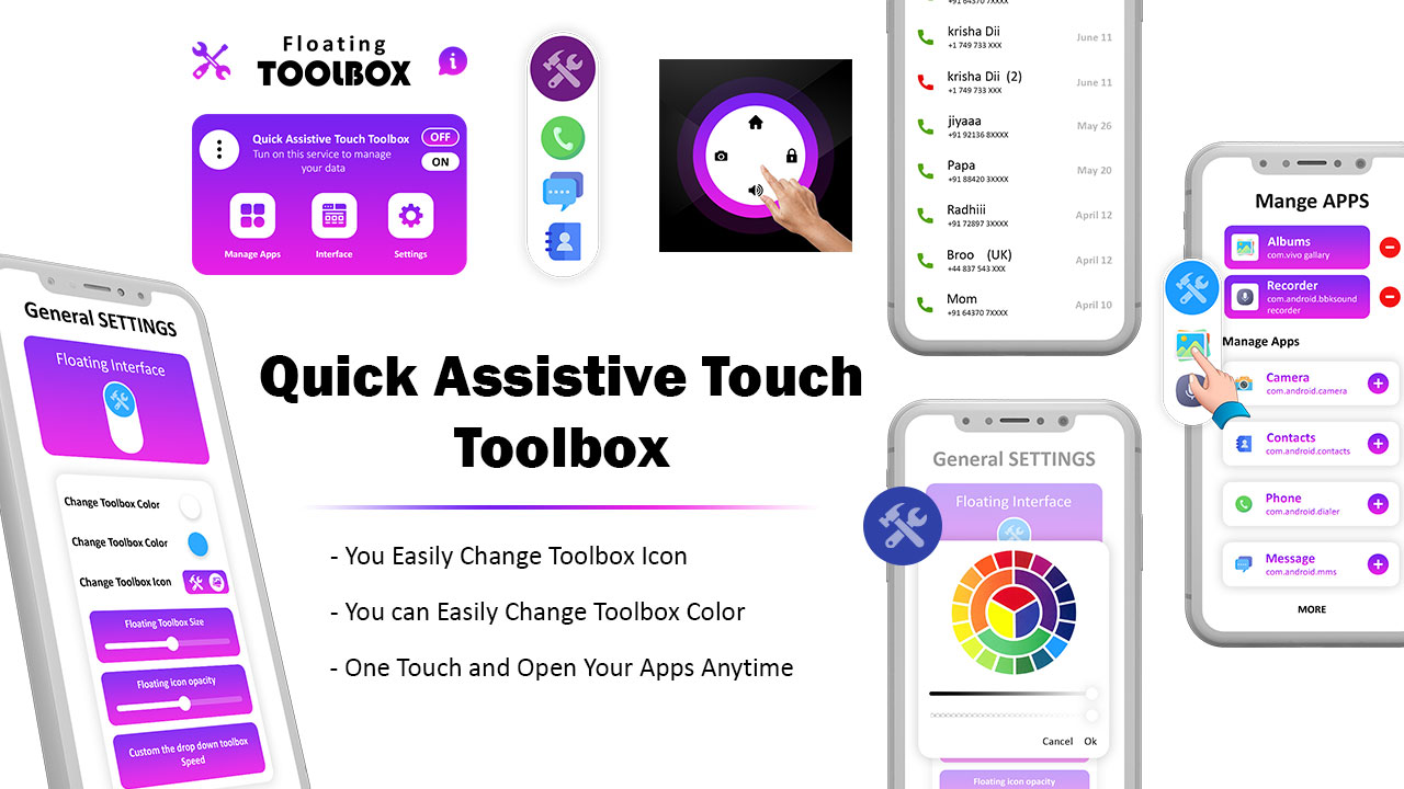 Quick Assistive - Touch Toolbox - Assistive Touch Android - Assistive Tools - Quick Ball ...
